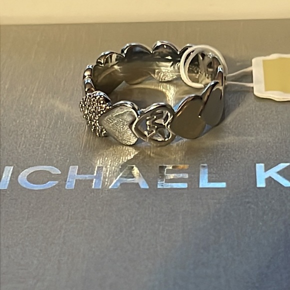 Michael Kors | Jewelry | Michael Kors Silver Heart Ring | Poshmark